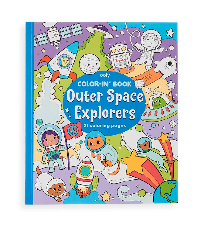 Color-in' Book: Outer Space Explorers – Party Perfectly