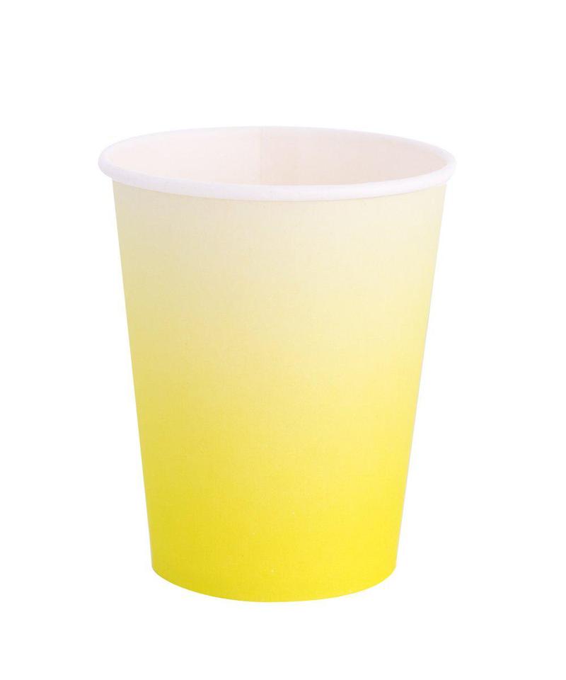 Chartreuse Ombre Cups – Party Perfectly
