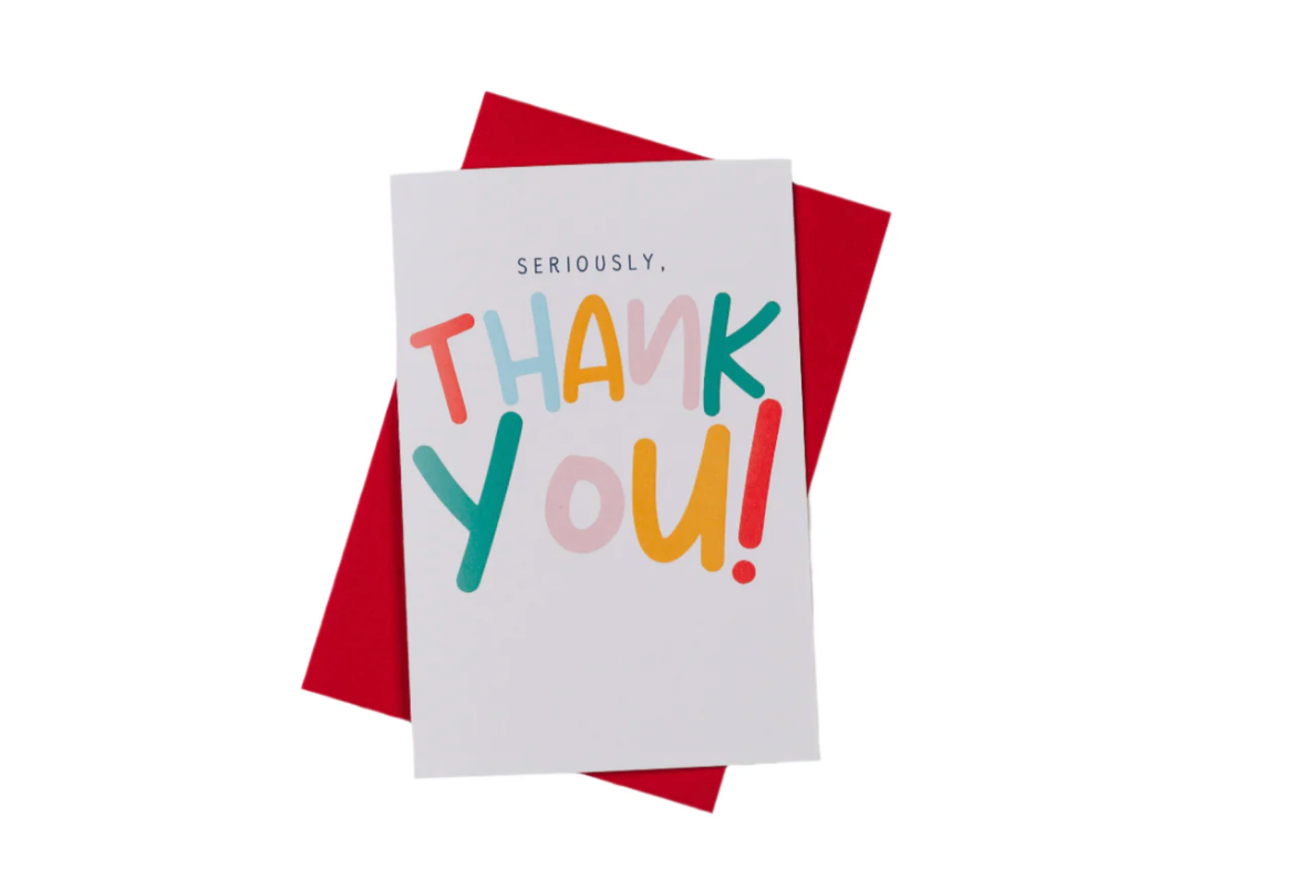 Seriously, Thank you Card – Party Perfectly