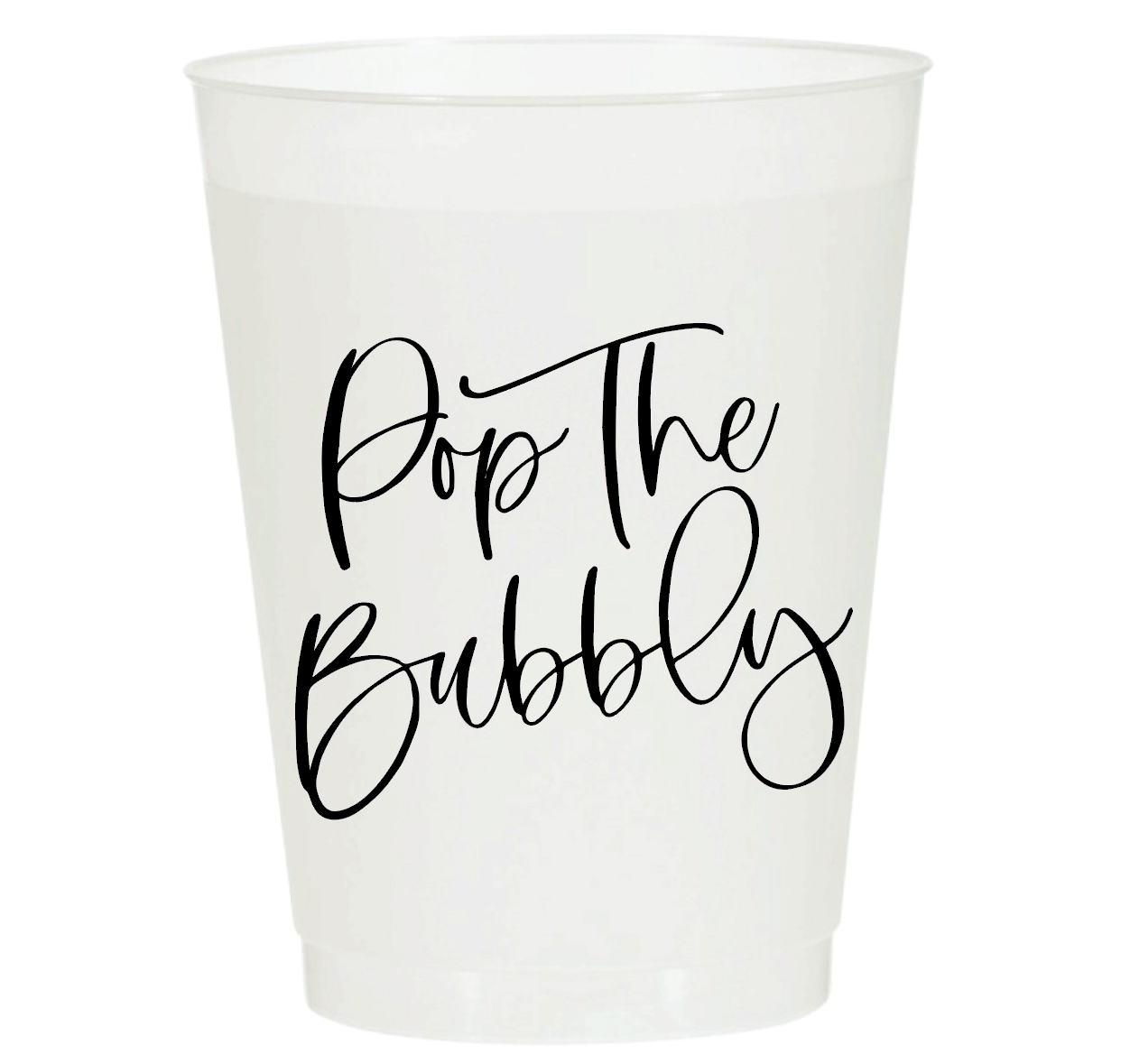Pop The Bubbly Reusable Cups – Party Perfectly