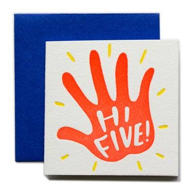 Tiny Hi Five Card – Party Perfectly